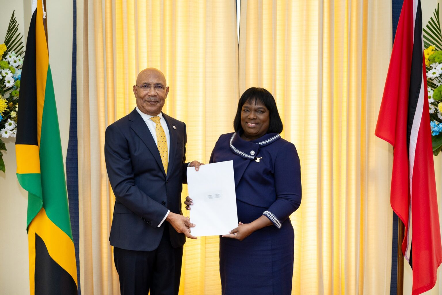 T&T’s New High Commissioner to Jamaica Presents Credentials at King’s ...